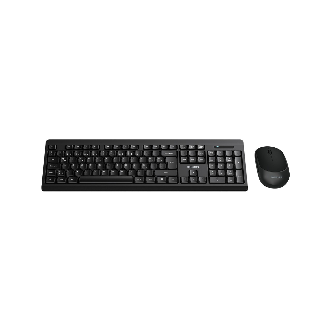 PHILIPS SPT6324 KABLOSUZ STANDART SİYAH Q KLAVYE MOUSE